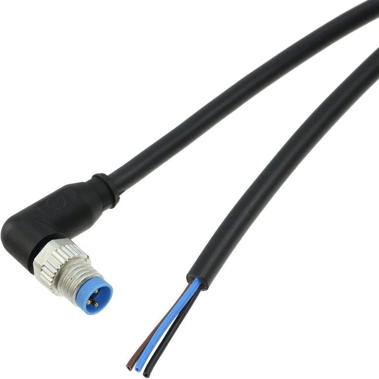 TE CONNECTIVITY M8 TO FREE END CABLE ASSEMBLIES קונקטורים, מחברים ומתאמים