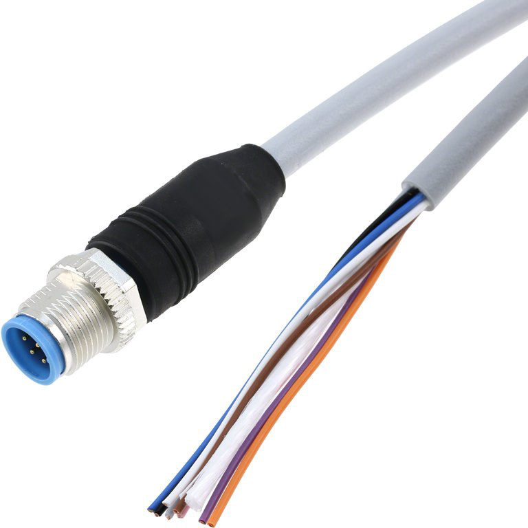 TE CONNECTIVITY M12 TO FREE END CABLE ASSEMBLIES קונקטורים, מחברים ומתאמים