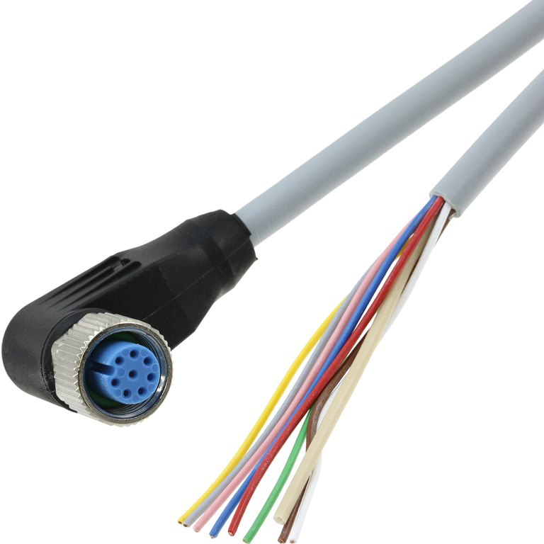 TE CONNECTIVITY M12 TO FREE END CABLE ASSEMBLIES קונקטורים, מחברים ומתאמים