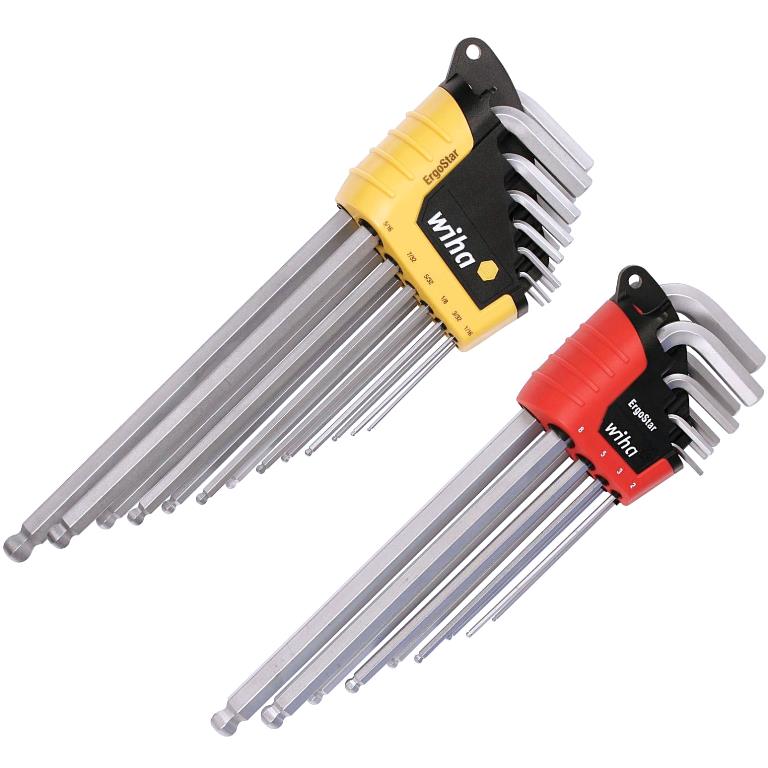 WIHA MAGIC RING BALL END HEX KEY SETS כלי עבודה ידניים