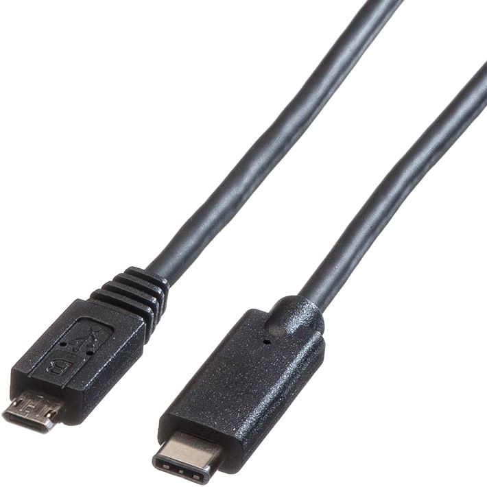 ROLINE USB TYPE C TO MICRO B (REVERSIBLE) CABLES כבלים ואביזרים לכבלים
