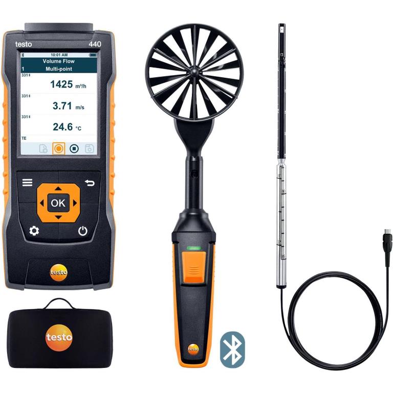 TESTO 440 dP SERIES AIR VELOCITY & IAQ MEASURING INSTRUMENTS ציוד בדיקה ...
