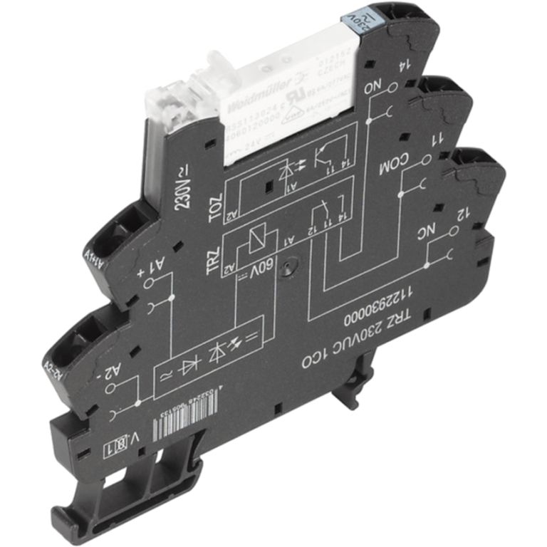 WEIDMULLER TERMSERIES DIN RAIL POWER RELAYS רכיבי אלקטרוניקה