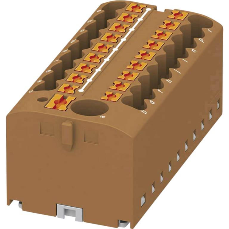 PHOENIX CONTACT PTFIX DISTRIBUTION BLOCK SYSTEM WITH PUSH IN CONNECTION ...