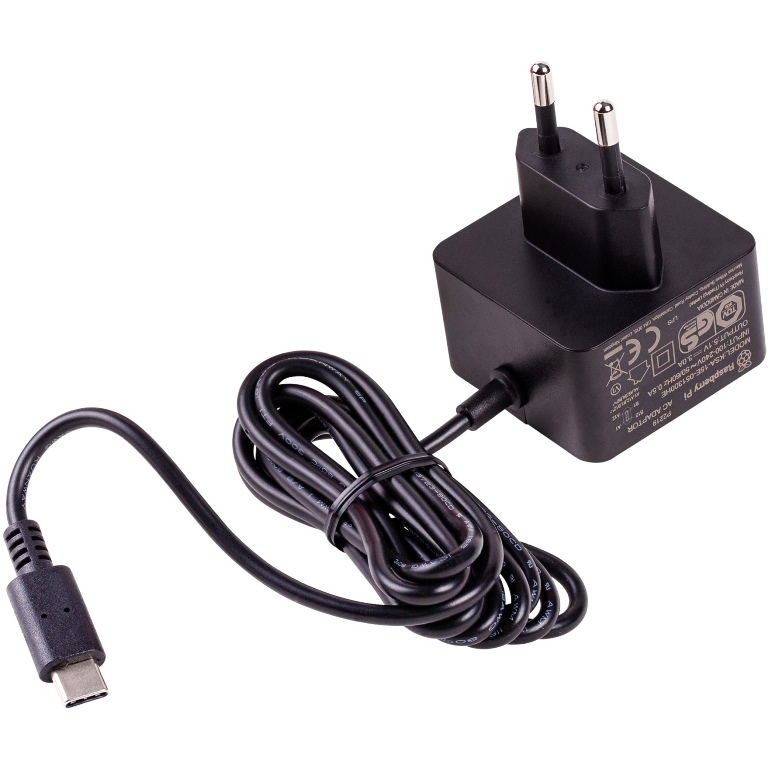 RASPBERRY PI 4 MODEL B POWER SUPPLY ספקי כוח, שנאים וממירי מתח
