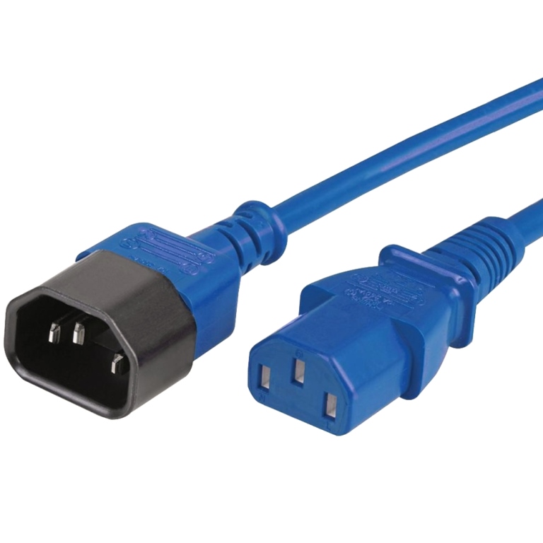 PRO-ELEC IEC 60320 C14 PLUG TO IEC 60320 C13 SOCKET MAINS POWER CORDS ...