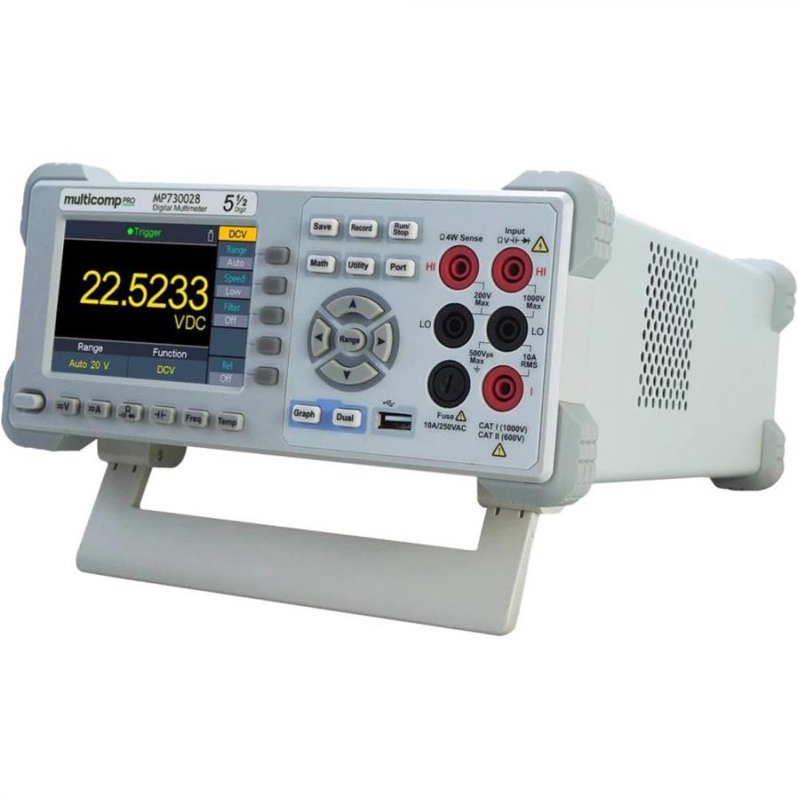 MULTICOMP PRO TRUE RMS BENCH TYPE DIGITAL MULTIMETER - MP730028 ציוד ...
