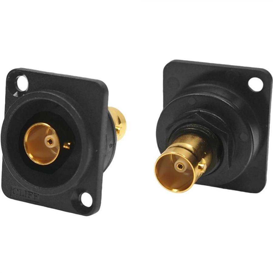 CLIFF ELECTRONIC COMPONENTS 12GHZ GOLD BNC FEED THROUGH CONNECTORS ...
