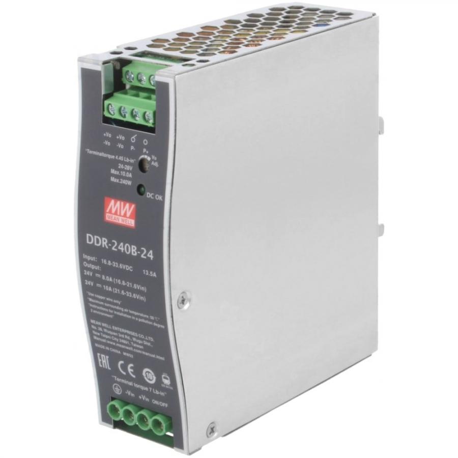 MEAN WELL DIN RAIL TYPE DC TO DC CONVERTERS - DDR-240 SERIES ספקי כוח ...
