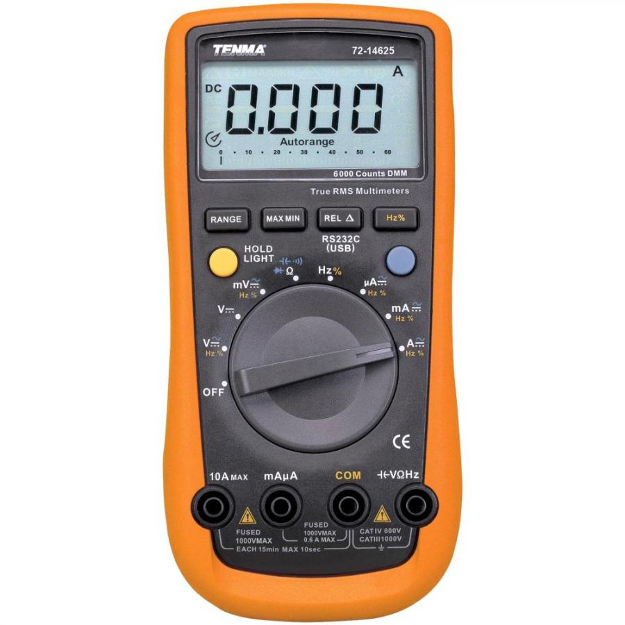TENMA DIGITAL MULTIMETERS - PRO II SERIES - 72-14625 ציוד בדיקה ומכשירי ...