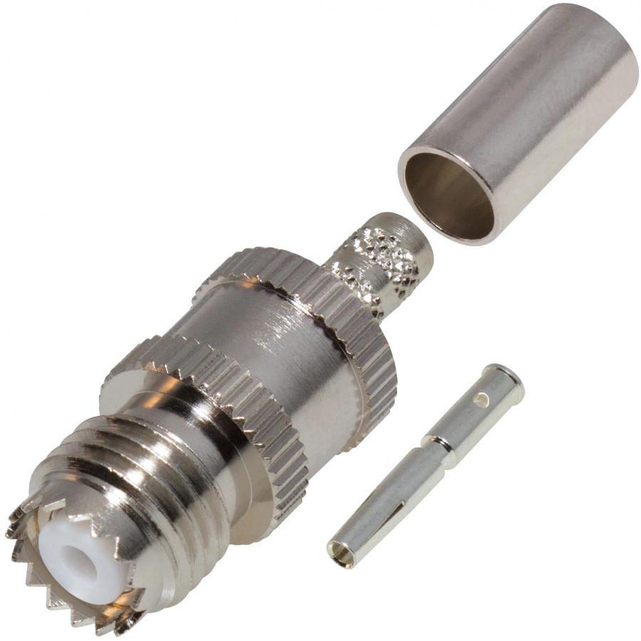 AMPHENOL MINI UHF CONNECTORS קונקטורים, מחברים ומתאמים