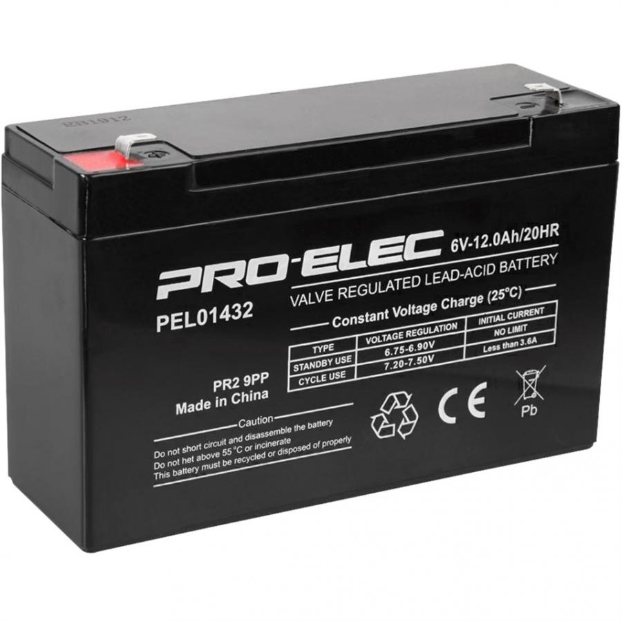 PRO-ELEC SEALED LEAD ACID BATTERIES - ES SERIES סוללות, מצברים ומטענים