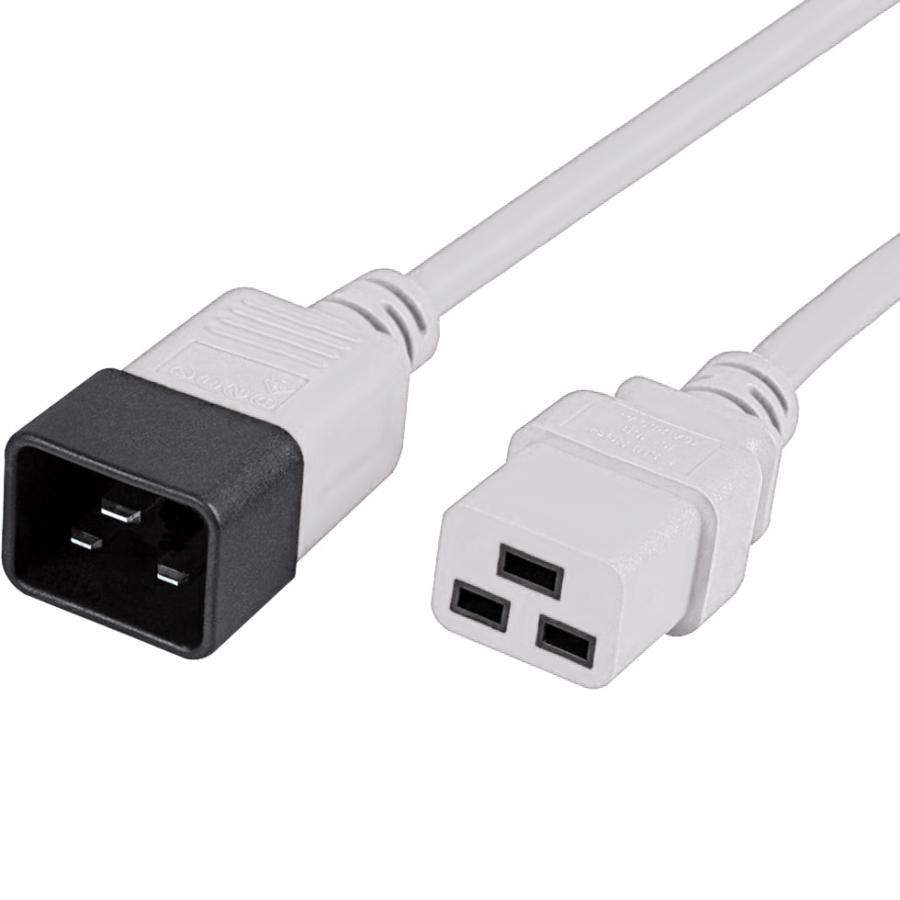 PRO-ELEC IEC 60320 C20 PLUG TO IEC 60320 C19 SOCKET MAINS POWER CORDS ...