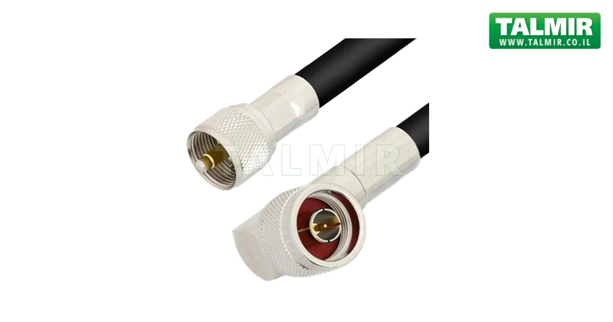 כבל קואקסיאלי - N (M-R/A) ~ UHF (M) - RG213 - 50M - טלמיר אלקטרוניקה