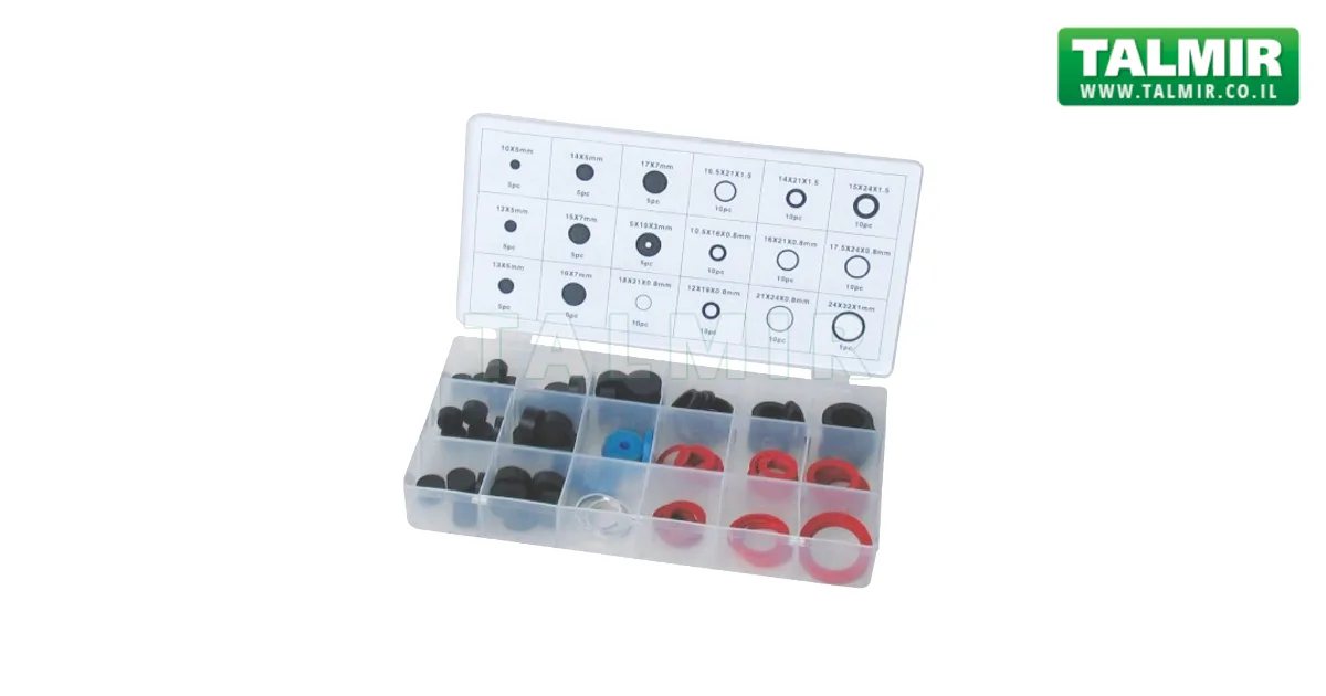 DURATOOL 135PCS WASHER KIT פתרונות זיווד לאלקטרוניקה סידרה : 19792