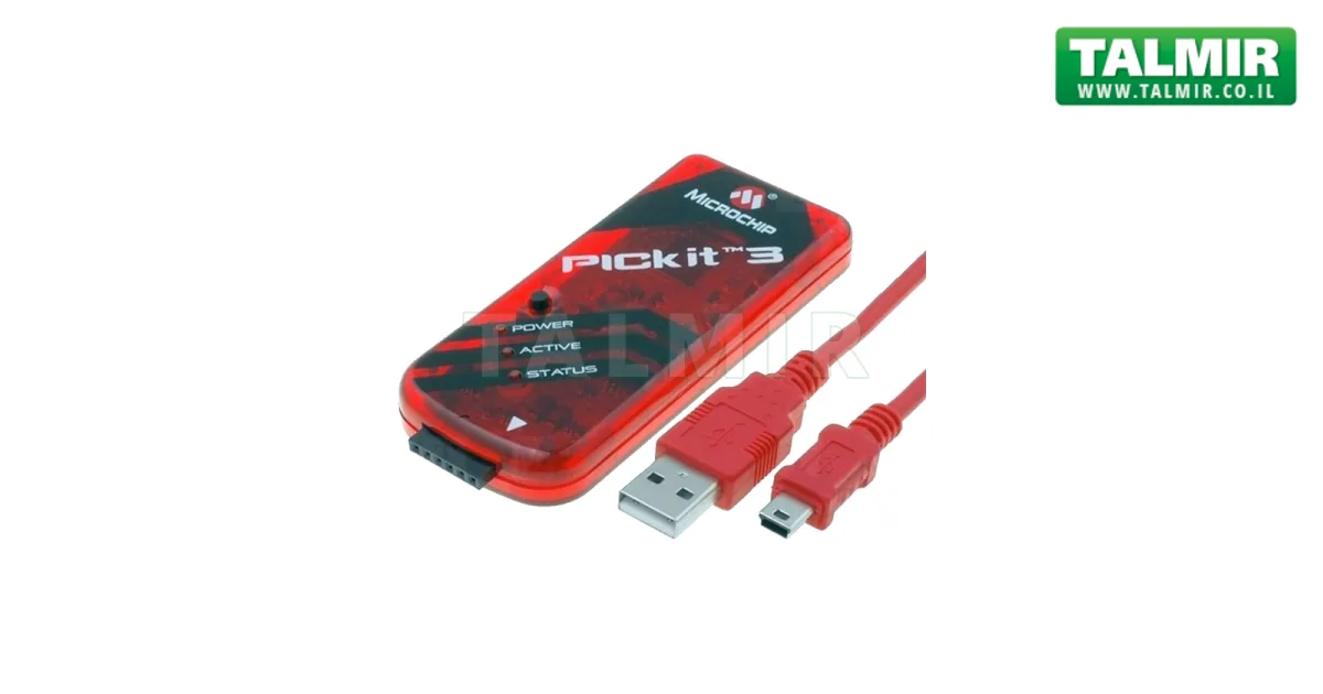 MICROCHIP PICKIT 3 DEBUGGER / PROGRAMMER - PG164130 מוצרי פיתוח ...