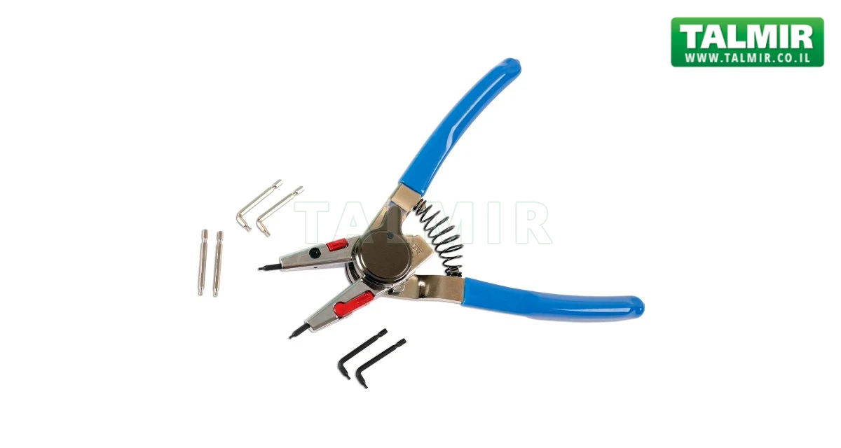 פלייר אוניברסלי מקצועי לטבעות קפיציות - LASER TOOLS 5733 - טלמיר אלקטרוניקה