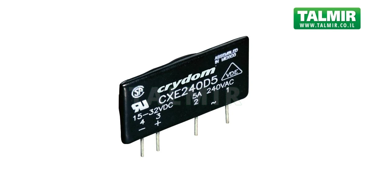 CRYDON PCB MOUNT SOLID STATE RELAYS - CX SERIES רכיבי חשמל ובקרה סידרה ...