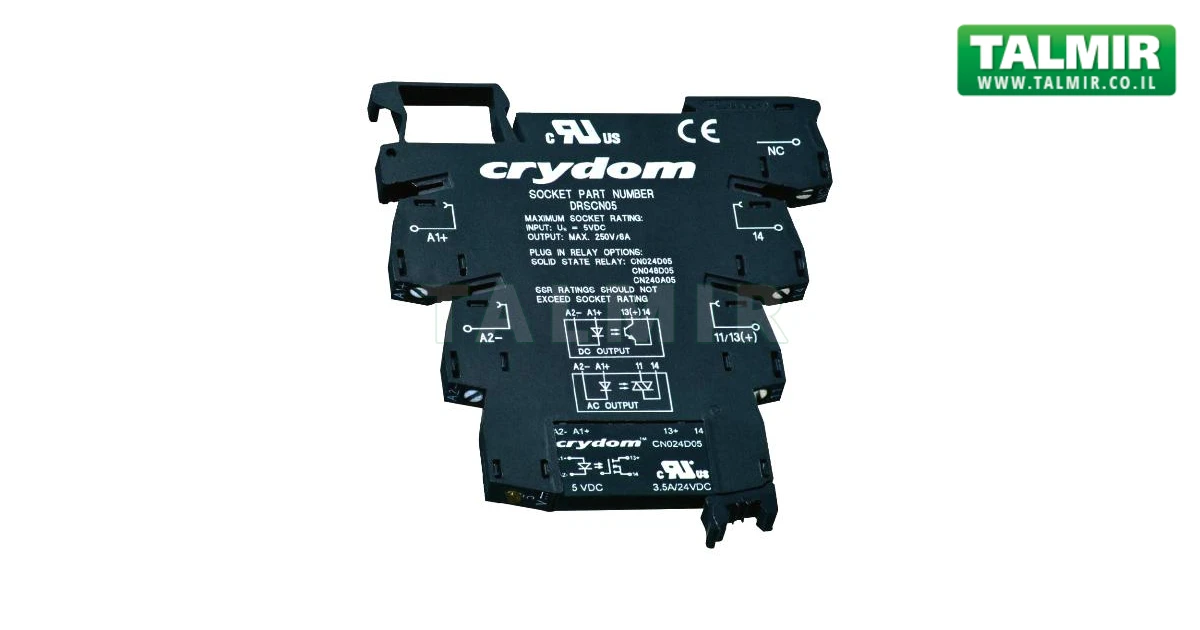 CRYDON DIN RAIL MOUNT SOLID STATE RELAYS - DRACN SERIES רכיבי חשמל ...