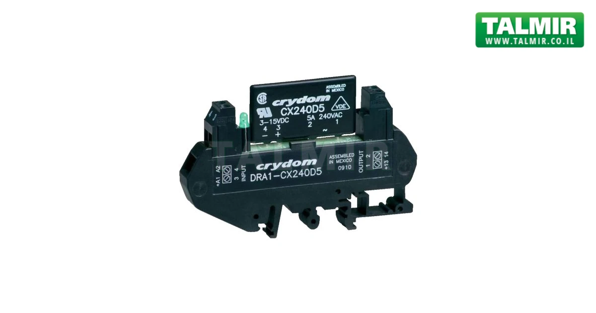 CRYDON DIN RAIL MOUNT SOLID STATE RELAYS - DRA1 CX SERIES רכיבי חשמל ...