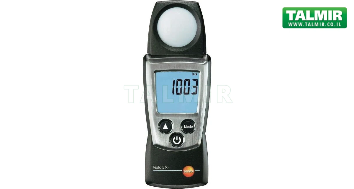 מודד עוצמת אור ידני דיגיטלי - TESTO 540 LUX METER - טלמיר אלקטרוניקה