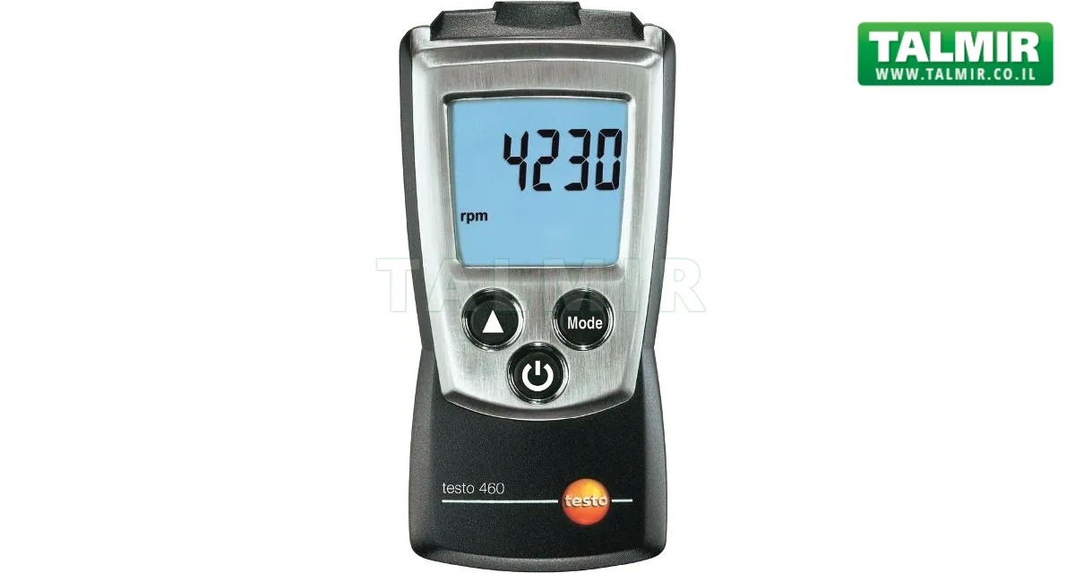 מודד מהירות סיבוב דיגיטלי (טכומטר) - TESTO 460 TACHOMETER - טלמיר ...