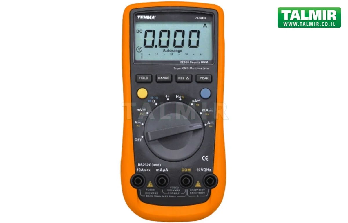 TENMA DIGITAL MULTIMETERS - PRO III SERIES ציוד בדיקה ומכשירי מדידה ...