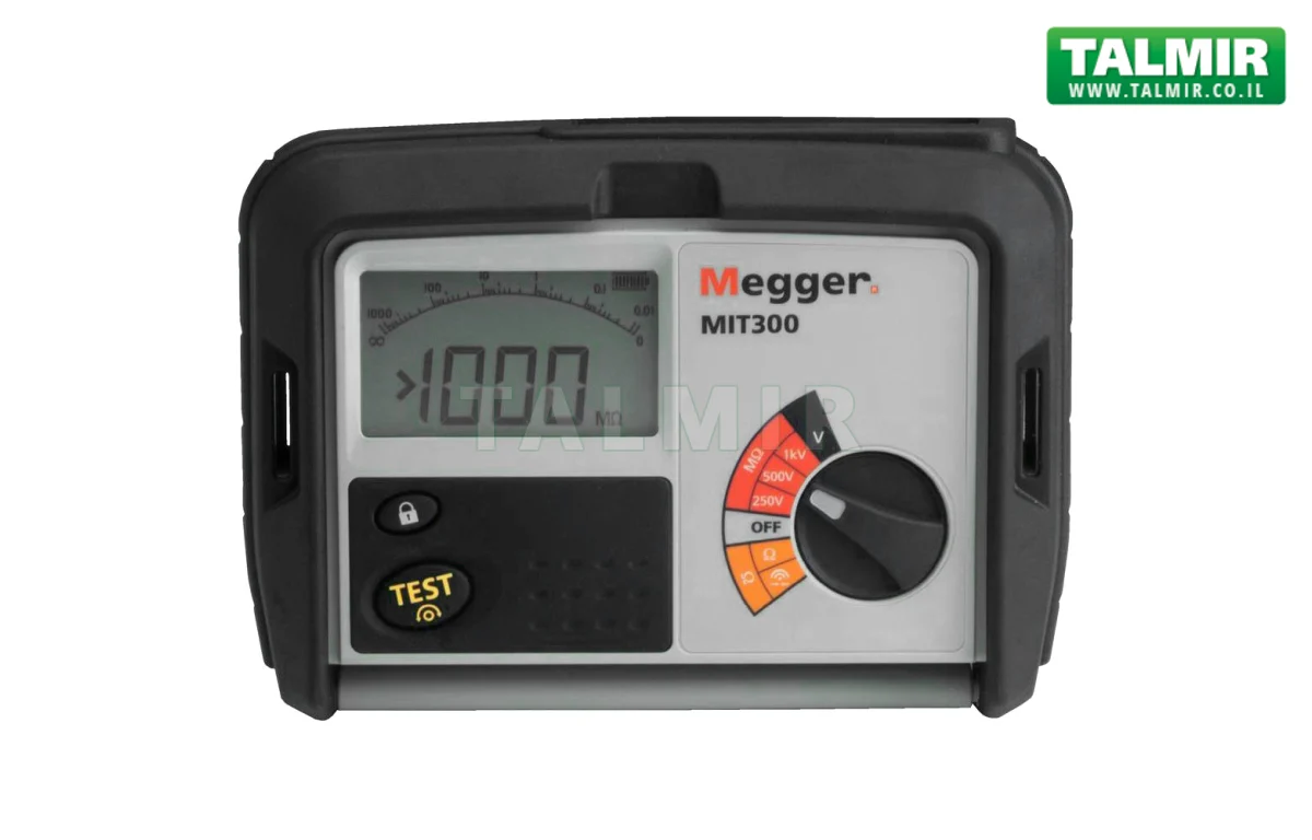 מודד בידוד / רציפות דיגיטלי - MEGGER MIT300 - 250V ~ 500V - טלמיר ...