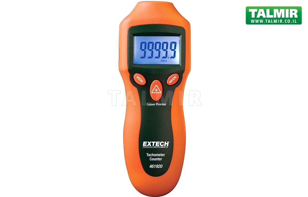 EXTECH INSTRUMENTS MINI LASER PHOTO TACHOMETER COUNTER - 461920 ציוד ...
