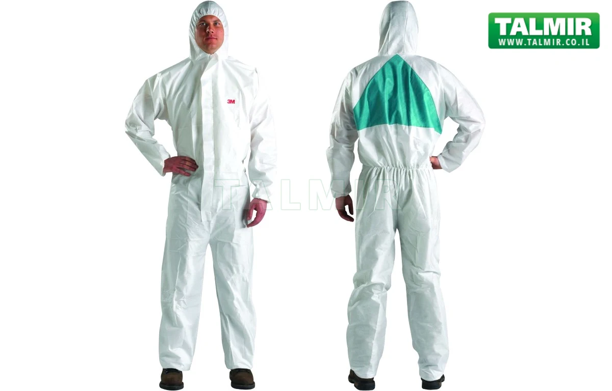 סרבל מגן - 3M COVERALL 4520 - מידה LARGE - טלמיר אלקטרוניקה