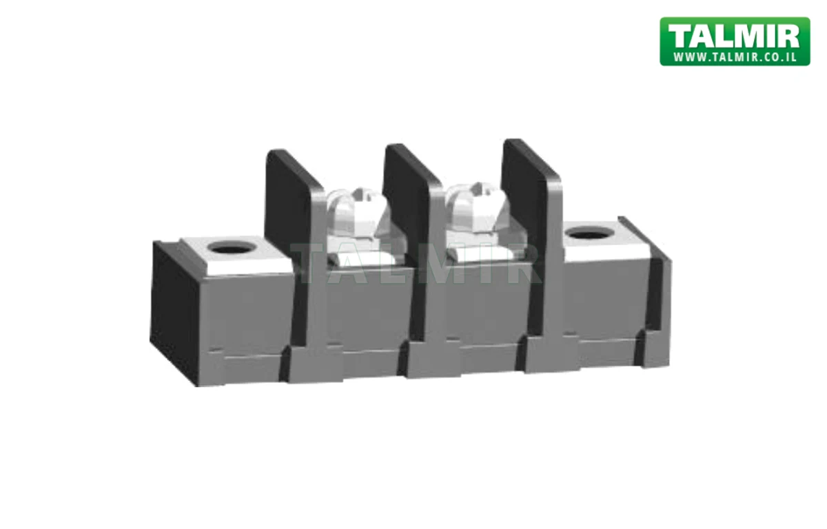 מחבר 2WAY , 22AWG ~ 14AWG - TERMINAL BLOCK BARRIER - טלמיר אלקטרוניקה