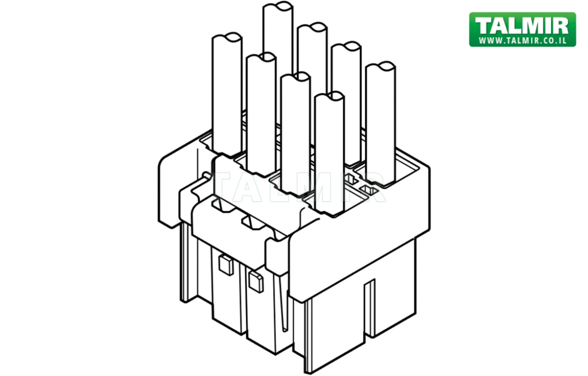 JST 4.0MM PITCH CRIMP STYLE CONNECTORS - PSI SERIES קונקטורים, מחברים ומתאמים סידרה : 35010