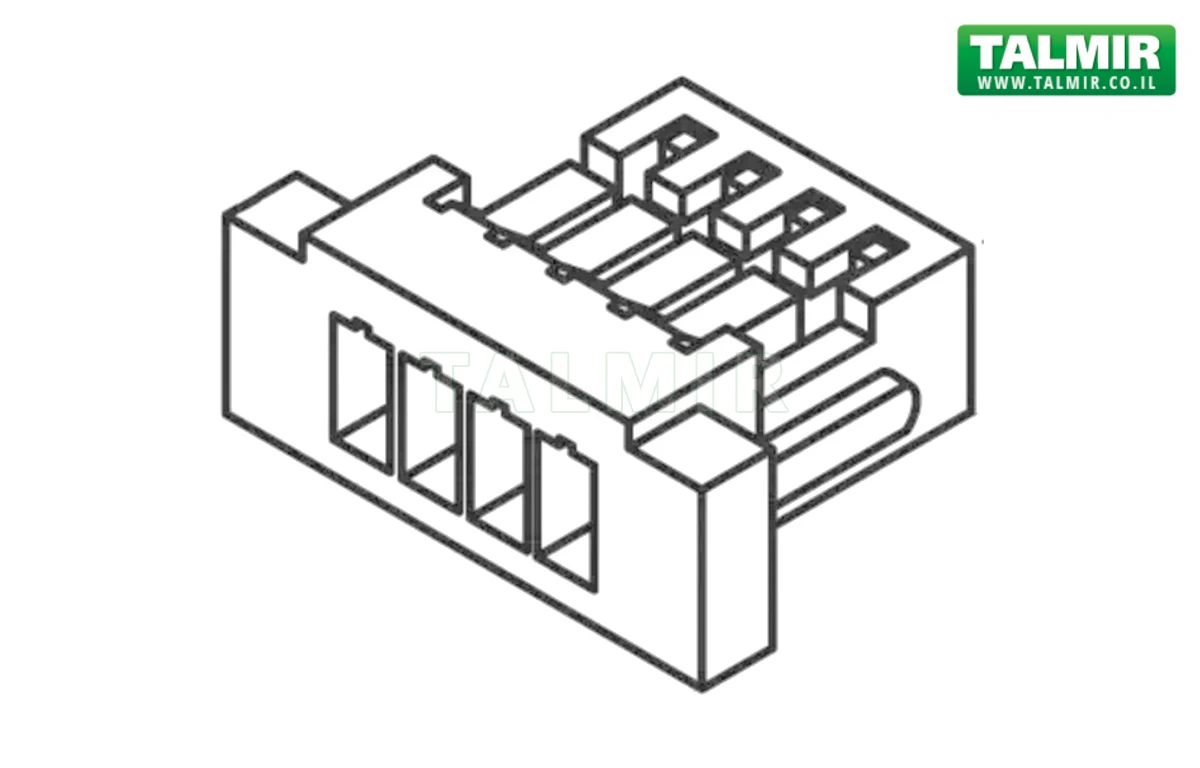 JST 1.0MM PITCH CRIMP STYLE CONNECTORS - SH SERIES קונקטורים, מחברים ...