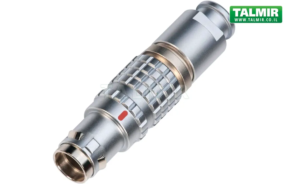 מחבר LEMO - זכר להלחמה לכבל - 10 מגעים - FGG.2T.310.CLAC85Z - טלמיר ...