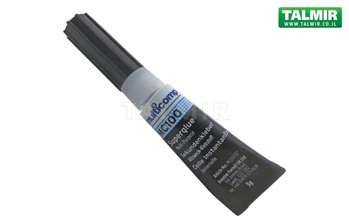 MULTICOMP MEDIUM VISCOSITY CYANOACRYLATE ADHESIVE - MC100 דבקים ...