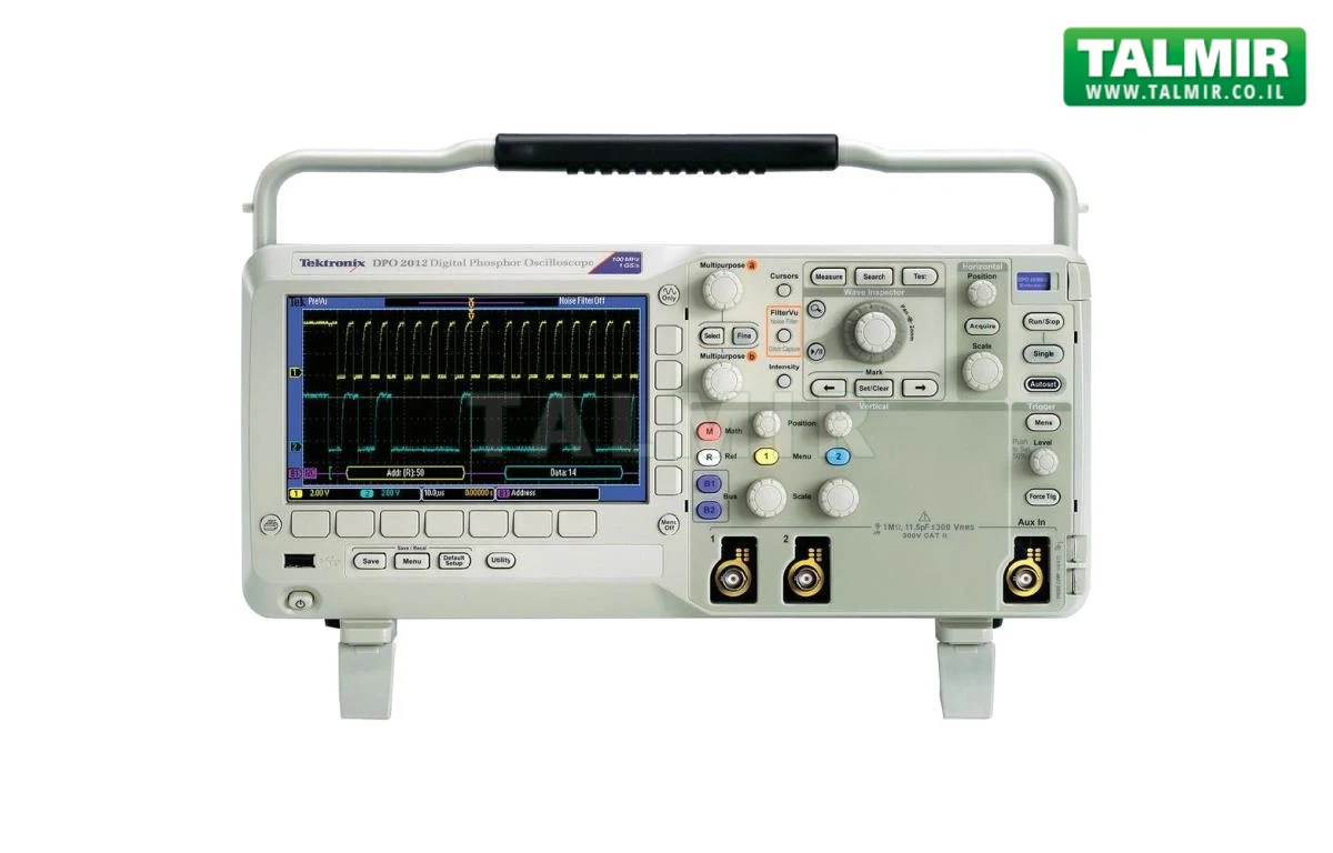 אוסצילוסקופ - 2+16 ערוצים - TEKTRONIX MSO2012B - 100MHZ - 1GSPS - טלמיר ...