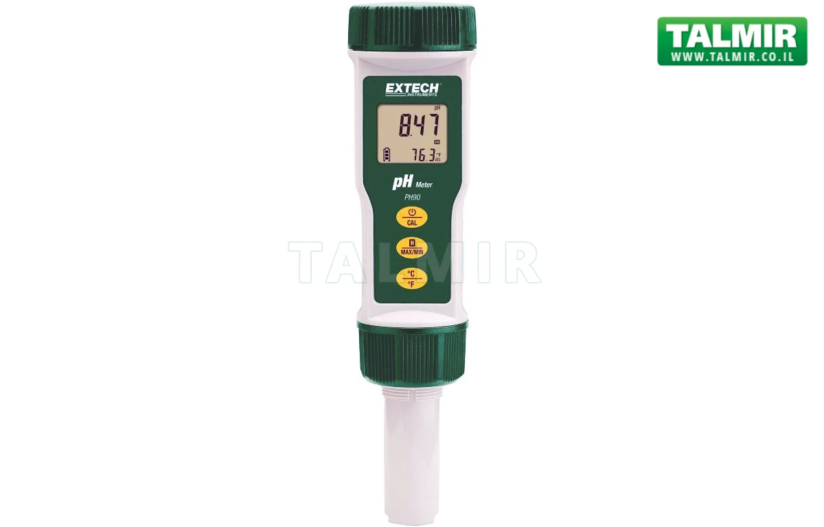מודד רמת חומציות דיגיטלי - EXTECH PH90 - טלמיר אלקטרוניקה