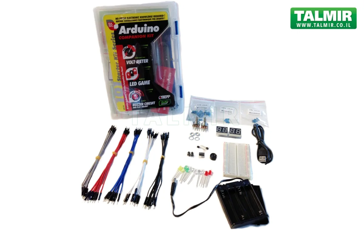 OSEPP ARDUINO COMPANION KIT - ARD-01B מוצרי פיתוח לאלקטרוניקה סידרה : 37167