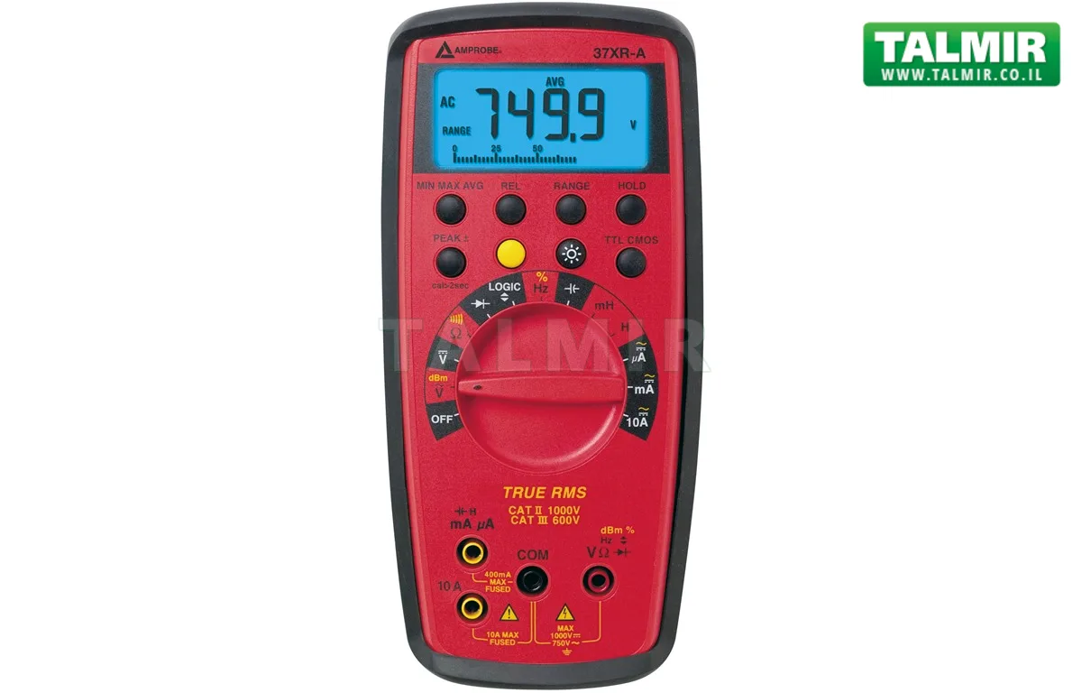 BEHA AMPROBE 37XR-A HAND HELD DIGITAL MULTIMETER ציוד בדיקה ומכשירי ...