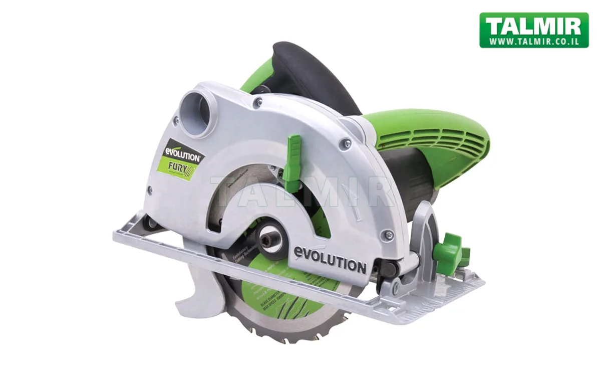 מסור עגול חשמלי מקצועי EVOLUTION FURY 1-B 185MM - 1200W