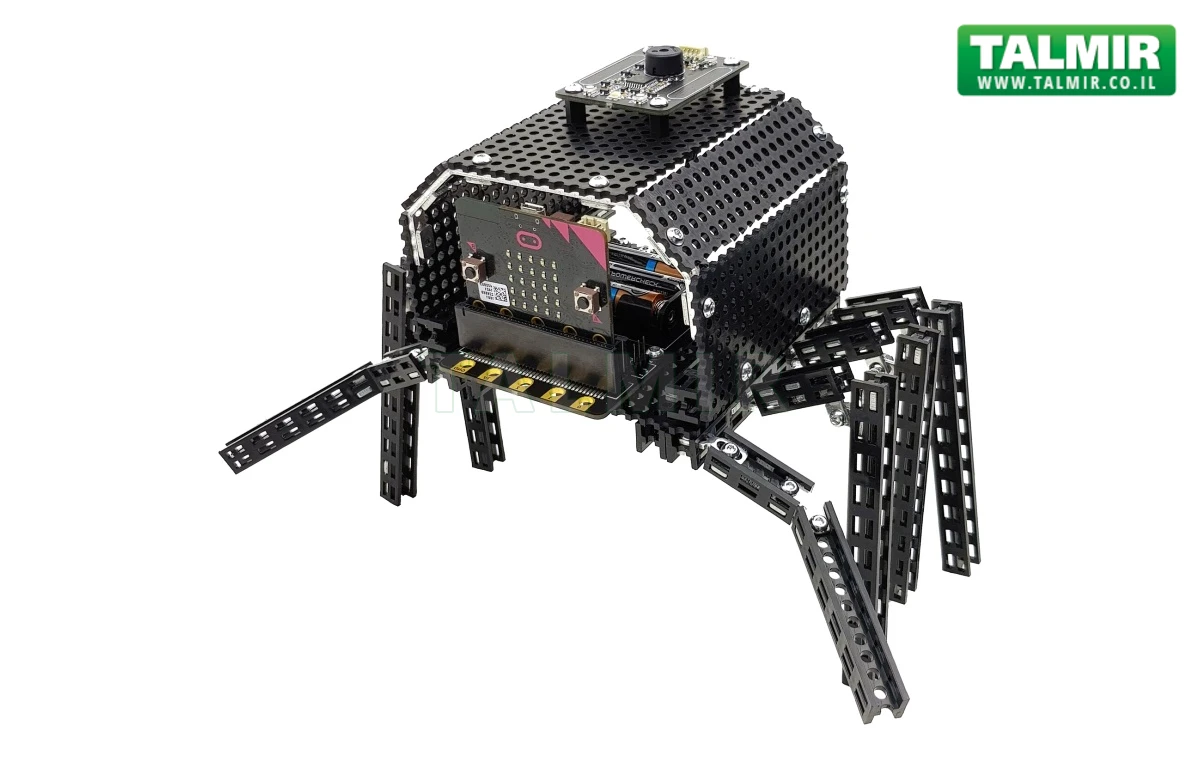 BINARY BOTS BBC MICRO:BIT DEVELOPMENT KIT - TOTEM SPIDER מוצרי פיתוח ...