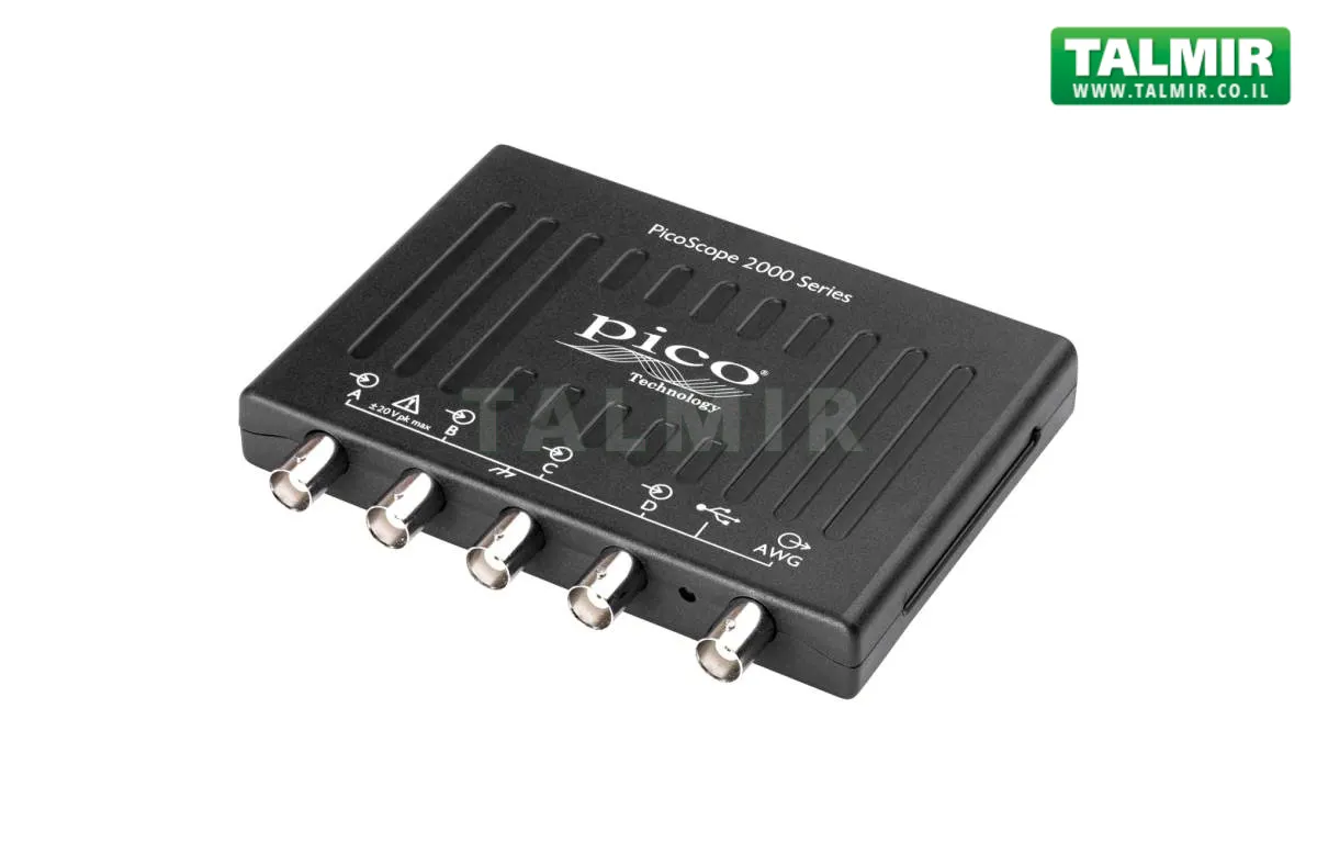 אוסילוסקופ מבוסס מחשב - PICOSCOPE 2405A - 4CH - 25MHZ - טלמיר אלקטרוניקה