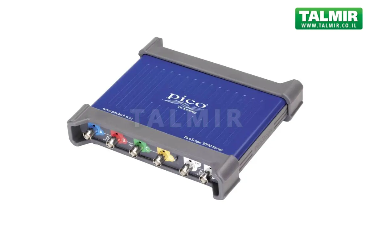 אוסילוסקופ מבוסס מחשב - PICOSCOPE 3403D - 4CH - 50MHZ - טלמיר אלקטרוניקה