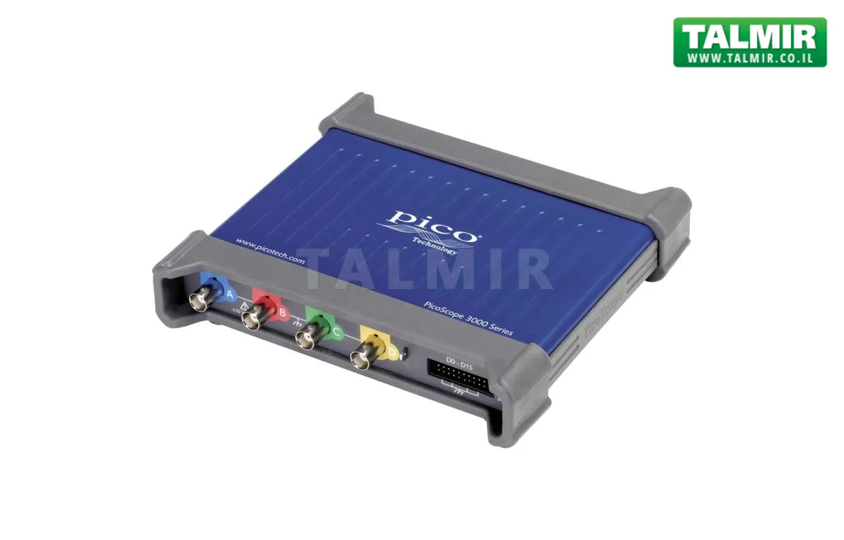 אוסילוסקופ מבוסס מחשב - PICOSCOPE 3403D MSO - 4+16CH - 50MHZ - טלמיר ...