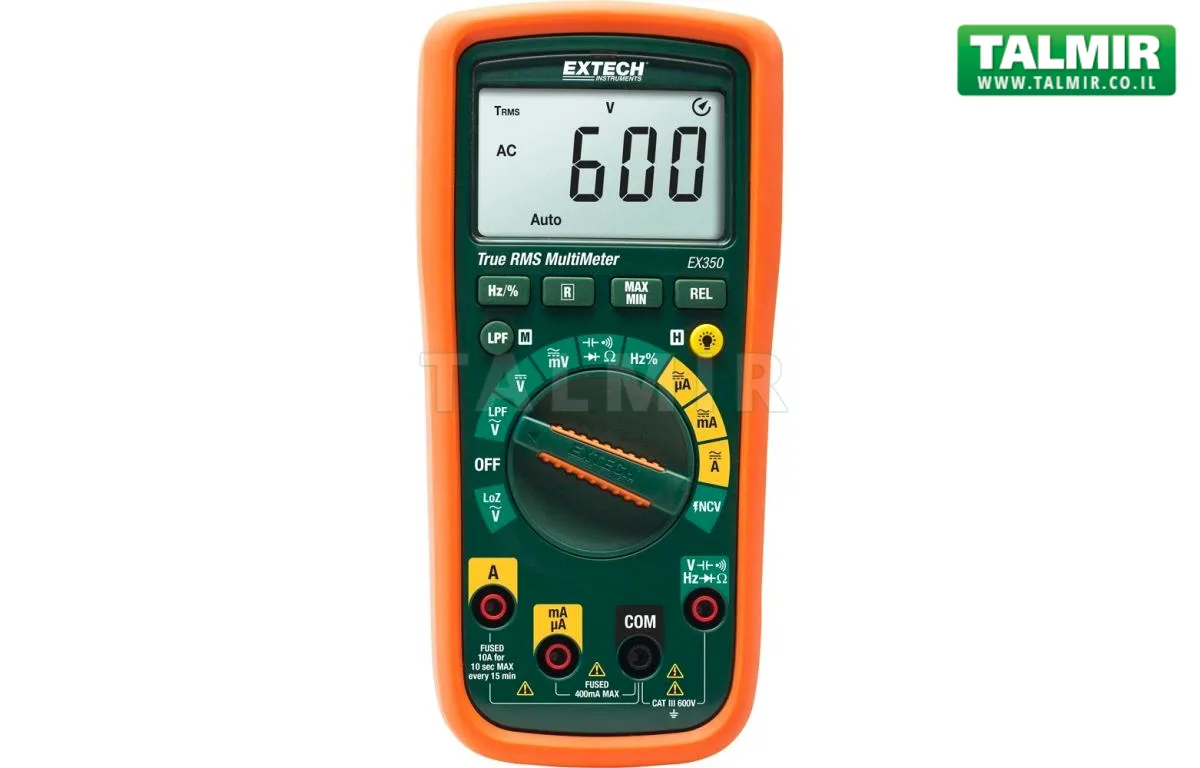 רב מודד ידני דיגיטלי - EXTECH EX350 - טלמיר אלקטרוניקה
