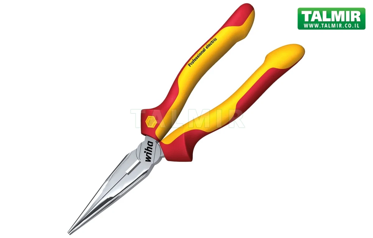 שפיץ פלייר מבודד מקצועי לחשמלאים - WIHA 26720 - NEEDLE 160MM - טלמיר ...