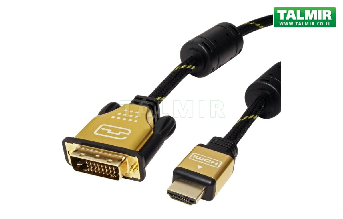 ROLINE GOLD HIGH QUALITY DUAL LINK DVI TO HDMI CABLES כבלים ואביזרים ...