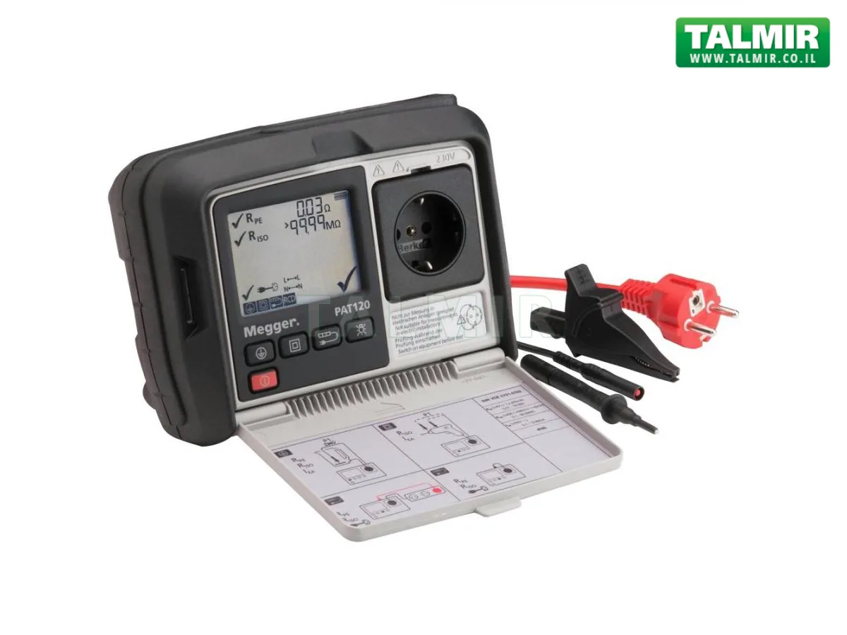 בודק מכשירי חשמל - MEGGER PAT120 - טלמיר אלקטרוניקה
