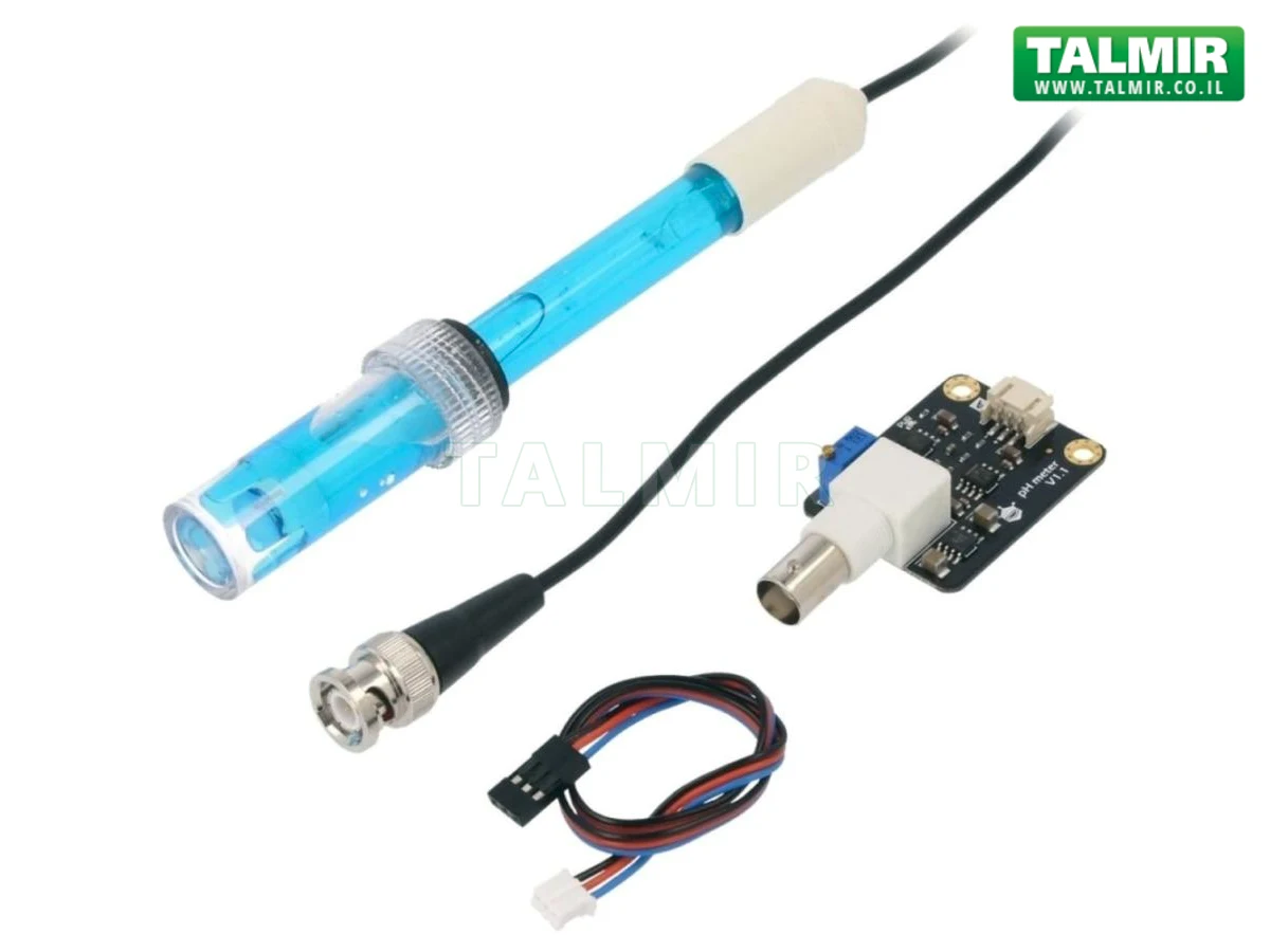 סנסור לפיתוח - DFROBOT PH SENSOR KIT FOR ARDUINO - טלמיר אלקטרוניקה