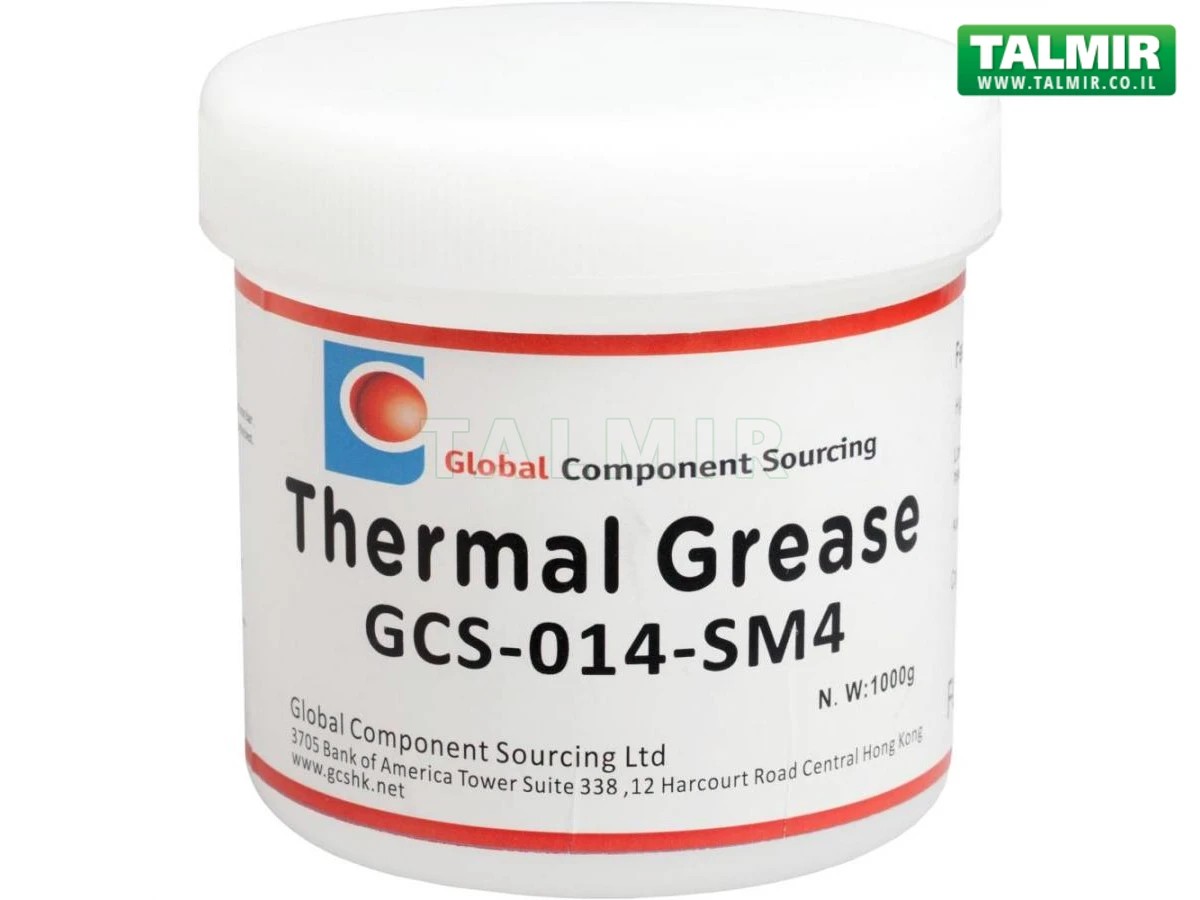 GLOBAL COMPONENT SOURCING THERMAL SILICONE GREASE - GCS-014-SM4 פתרונות ...